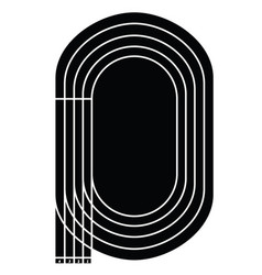 Track lanes Royalty Free Vector Image - VectorStock