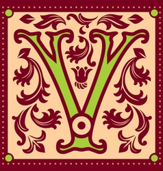 Vintage alphabet Royalty Free Vector Image - VectorStock