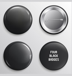 Blank web buttons knobs image Royalty Free Vector Image