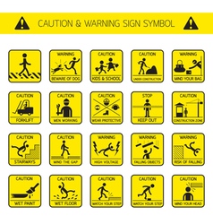 Natural Disaster Warning Signs Family Running Vector Image