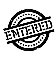 Entered rubber stamp Royalty Free Vector Image