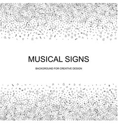 Music notes background Royalty Free Vector Image