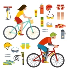 Fun riding bike Vector Image by Volha - Image #816080 - VectorStock