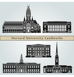 Harvard university icon Royalty Free Vector Image