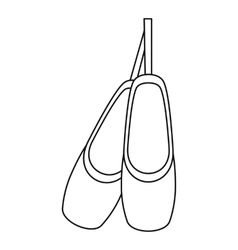 Ballet slippers Royalty Free Vector Image - VectorStock