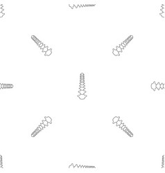 Human spine pattern seamless Royalty Free Vector Image