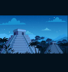 Mexican pyramid Royalty Free Vector Image - VectorStock