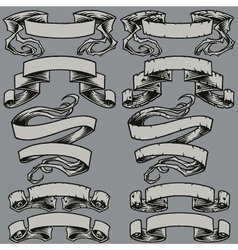 Torn ribbon banners Royalty Free Vector Image - VectorStock