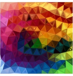 Rainbow color geometric seamless pattern Vector Image