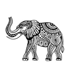 Tribal Elephant Royalty Free Vector Image - VectorStock