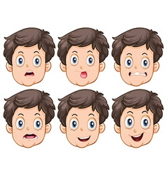 Cartoon kids faces Royalty Free Vector Image - VectorStock