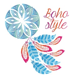 Boho Style Royalty Free Vector Image - VectorStock