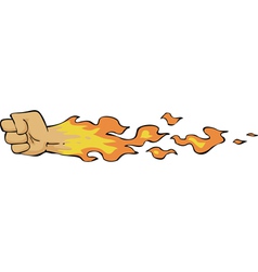 Cartoon fist Royalty Free Vector Image - VectorStock