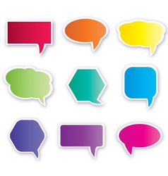 Set of speech bubbles Royalty Free Vector Image