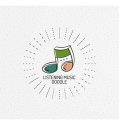 Hand drawn icons big set of modern social doodles Vector Image