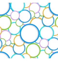 Abstract pattern with colorful circles Royalty Free Vector