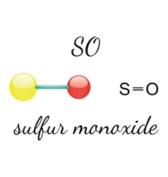 H2SO4 sulfuric acid molecule Royalty Free Vector Image