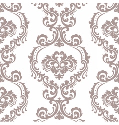 Vintage Classic Rococo Floral ornament pattern Vector Image