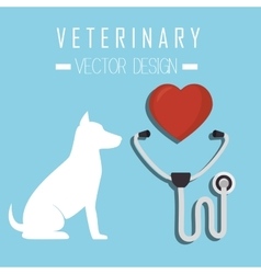 Veterinary with dog Royalty Free Vector Image - VectorStock