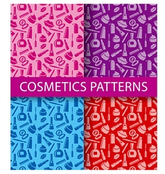 Cosmetic make up kit Royalty Free Vector Image