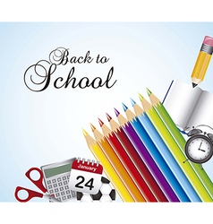 Back to School Background or Card Royalty Free Vector Image