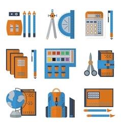 Big school icon set Royalty Free Vector Image - VectorStock