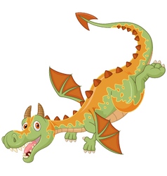 Cartoon a cute Tooth Fairy flying with Tooth Vector Image