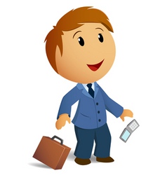 Cartoon man tv Royalty Free Vector Image - VectorStock