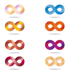 Infinity Symbol Design Royalty Free Vector Image