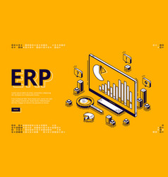 Erp stickers Royalty Free Vector Image - VectorStock