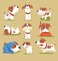 Cartoon dogs Royalty Free Vector Image - VectorStock