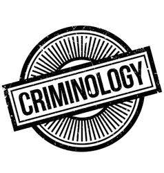 Criminology rubber stamp Royalty Free Vector Image