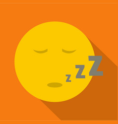 Sleeping emoticon Royalty Free Vector Image - VectorStock