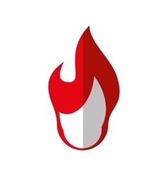 Flame burning icon Royalty Free Vector Image - VectorStock