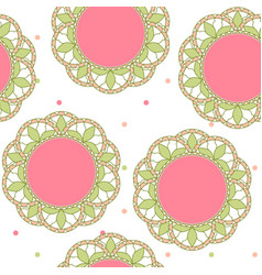 Abstract pattern with colorful circles Royalty Free Vector