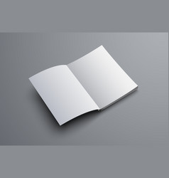 Open book with clean first sheets book Royalty Free Vector