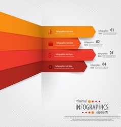 Modern Design Minimal style infographic template Royalty Free Vector ...
