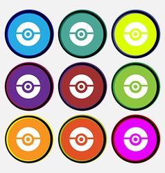 Pokemon Type Symbols Royalty Free Vector Image - VectorStock