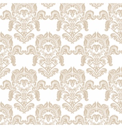 Vintage Classic Rococo Floral ornament pattern Vector Image