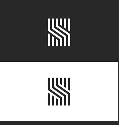 Initial logo letter c or e and s logo design Vector Image