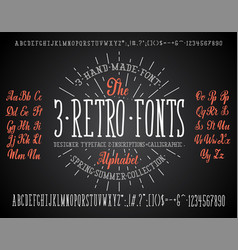 Script alphabet Royalty Free Vector Image - VectorStock