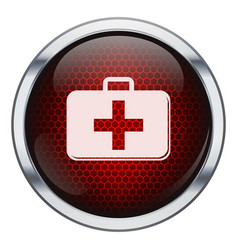 Medkit flat icon Royalty Free Vector Image - VectorStock