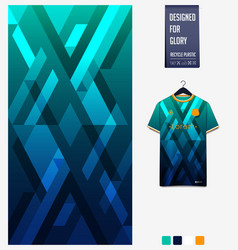 Soccer jersey pattern design geometric pattern Vector Image