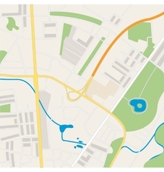 Street map Royalty Free Vector Image - VectorStock