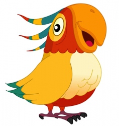 Cartoon birds talking Royalty Free Vector Image