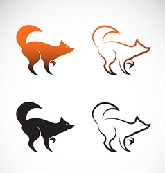 Image of an fox design Royalty Free Vector Image