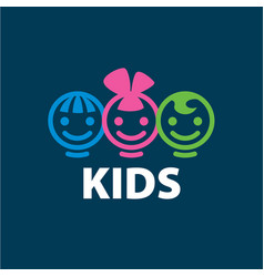 Three little girls Royalty Free Vector Image - VectorStock