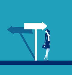 Confused business character making important Vector Image