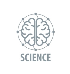 Creative mind logo brain Royalty Free Vector Image