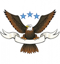 Eagle and star coat of arms Royalty Free Vector Image - VectorStock